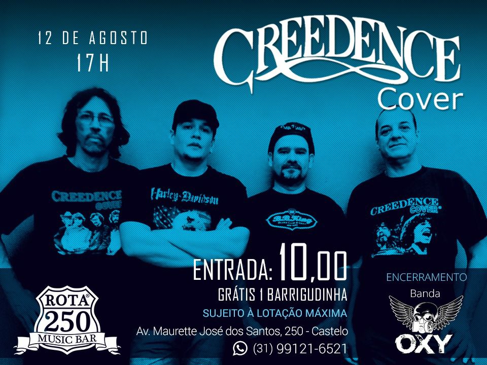 Creedence Cover volta a se apresentar em Belo Horizonte - Rock Master