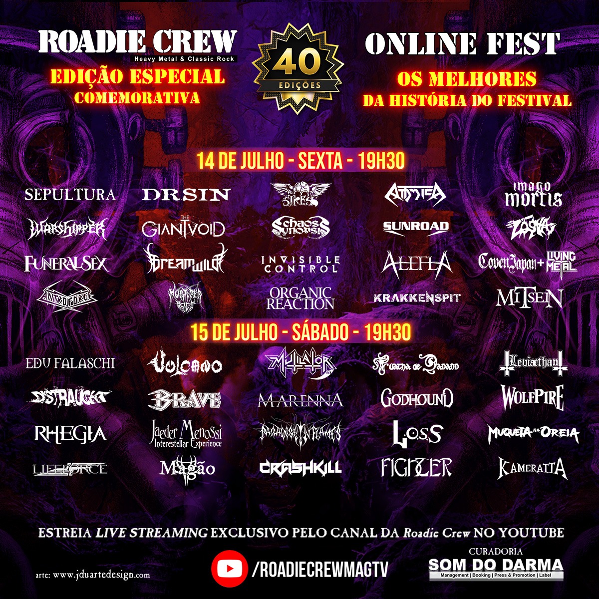 Roadie Crew – Online Festival chega à marca de 40 meses ininterruptos ...